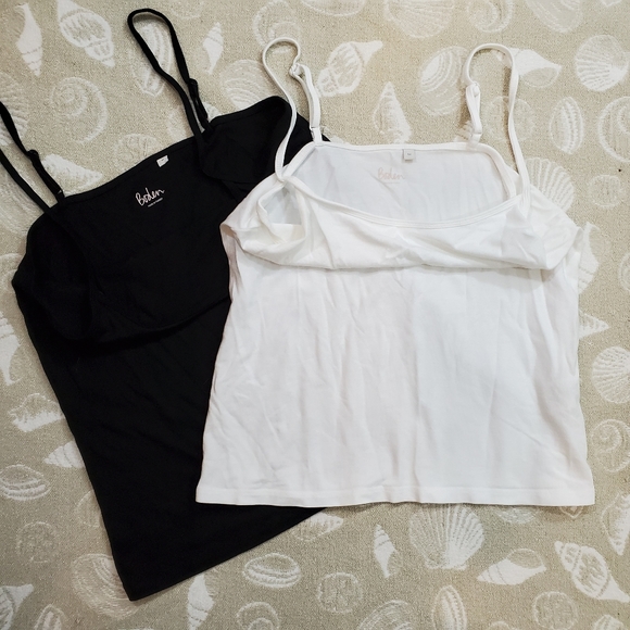 Boden | Tops | Boden Skinny Strap Tanks Set Of 2 | Poshmark